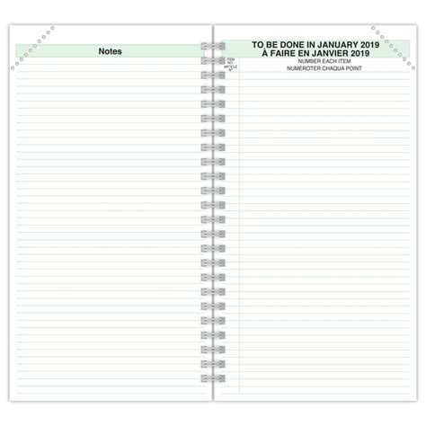 Day Timer® 1 Page Per Day Wire Bound Booklets Dated Refill Recycled