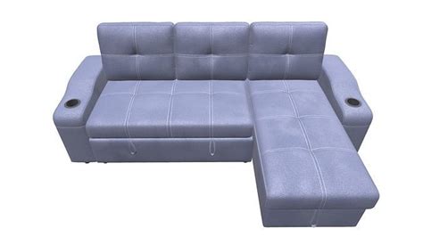 Lhs Leather Sofa 3d Model Cgtrader