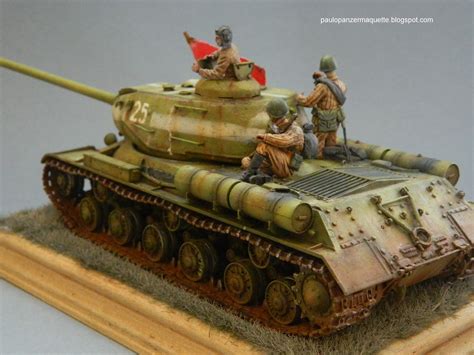 Paulo Panzer Modelling Js 2 Joseph Staline Berlin 1945 Dragon Réf 6018 1 35