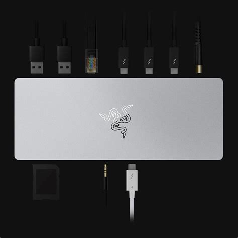 레이저 썬더볼트 4 독 크로마 도킹스테이션 화이트 감도 깊은 취향 셀렉트샵 29cm