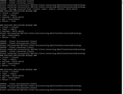 Publish Withexactlyonceqos With Clients And Broker In The Same Application Results In