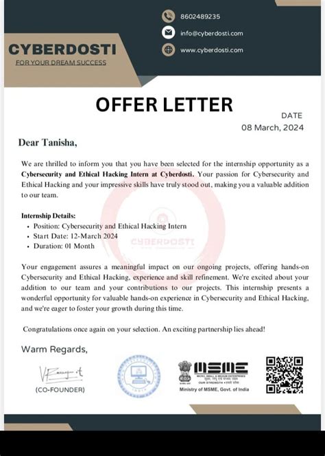 Tanisha Gupta On Linkedin Cybersecurity Internship Learningandgrowing