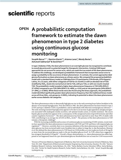 PDF A Probabilistic Computation Framework To Estimate The Dawn
