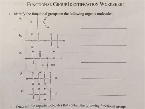 Identifying Functional Groups Worksheet With Answers Printable Calendars AT A GLANCE