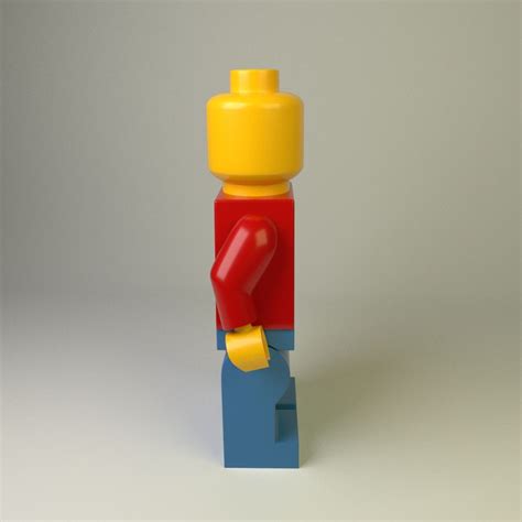 Lego Minifig 3d Model 15 3ds Max Obj Fbx Dae Blend Free3d