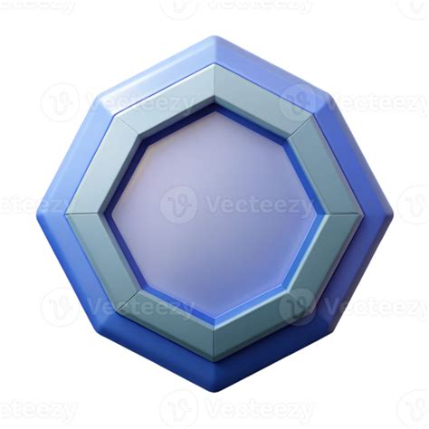 Sumptuous Sought After Symmetrical Geometric Design Of An Octagon Flat Color Clean Lines With