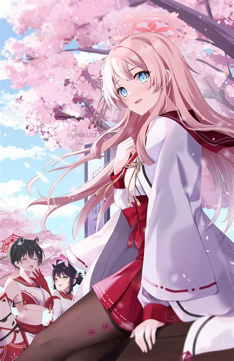 Blue Archive Mobile Wallpaper By Rumikuu Zerochan Anime Image Board