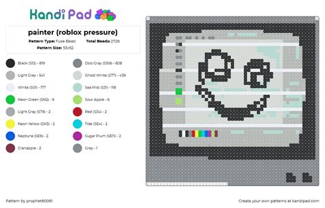 Roblox Fuse Bead Patterns Gallery Kandi Pad Kandi Patterns Fuse
