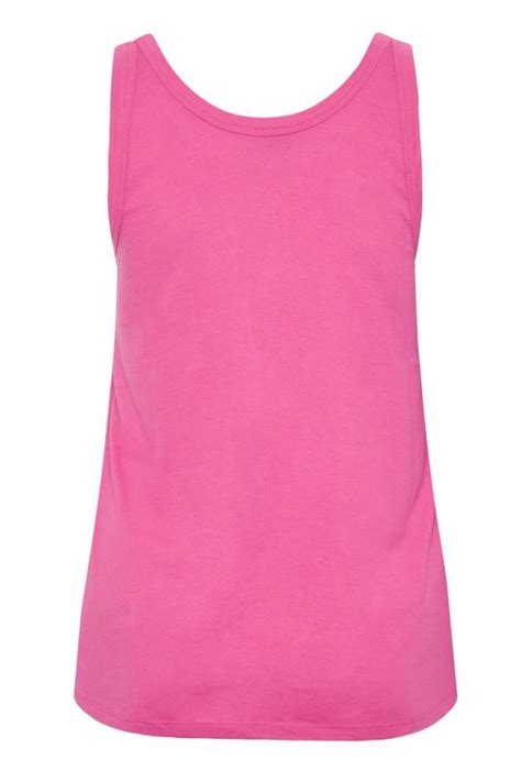 Plus Size Hot Pink Vest Top Yours Clothing