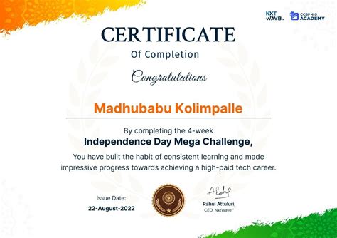 Kolimpalle Madhubabu On Linkedin Nxtwave Ccbpacademy