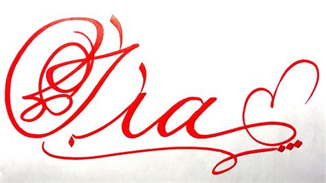 Jia Name Signature Calligraphy Status How To Write With Cut Maker Calligraphy Cursive Youtube