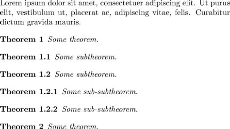 Counters Advanced Hierarchical Counting For Theorems TeX LaTeX Stack Exchange