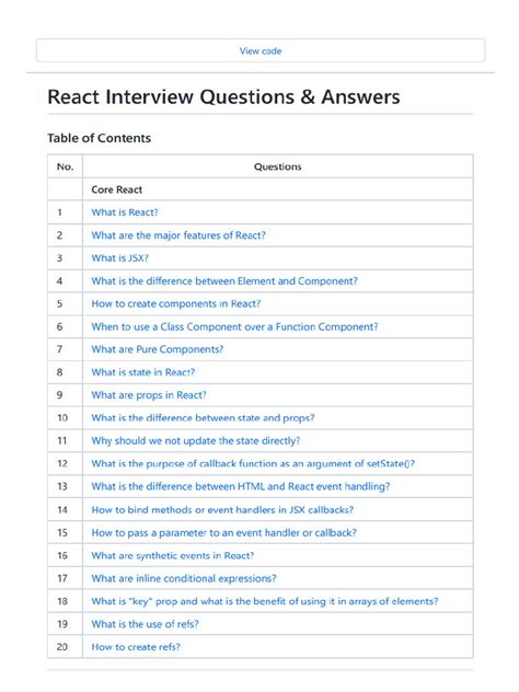 React Js 300 Interview Questions And Answers Pdf