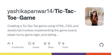 Github Yashikapanwar14tic Tac Toe Game Creating A Tic Tac Toe Game