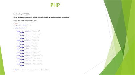Dasar Dasar PHP Mengenal Php Menggunakan Xampp PPT