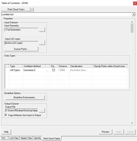 Modifying The Buffer Distance Lp360