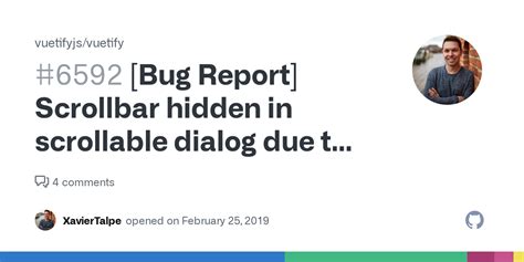 Bug Report Scrollbar Hidden In Scrollable Dialog Due To Box Shadow · Issue 6592 · Vuetifyjs