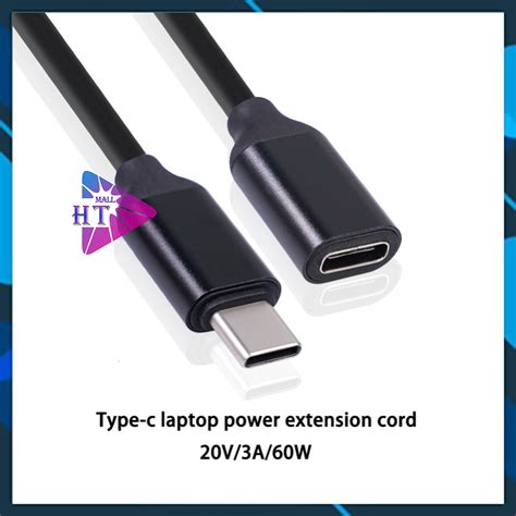 W Type C Male To Type C Female Extension Cable USB Standard Supports W PD Charging Does