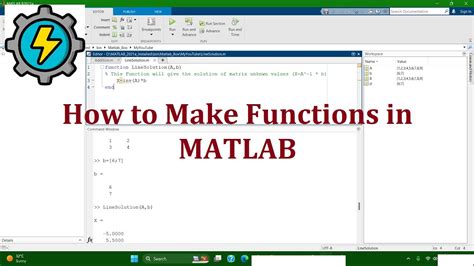 How To Make Functions In Matlab Hindi Urdu Matlab Function Basic Youtube