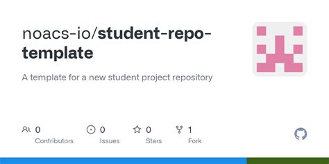 Github Noacs Io Student Repo Template A Template For A New Student