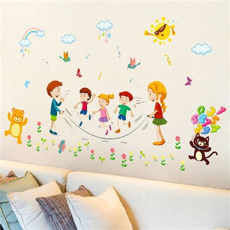 آرامش با برچسب دیواری نوزاد برای دیوار اتاق دیوار آبنباتی