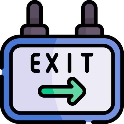 Exit Free Security Icons