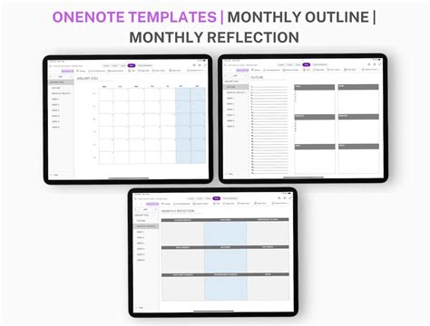 Onenote Digital Planner Onenote Template Project Planner Onenote Project Management Onenote