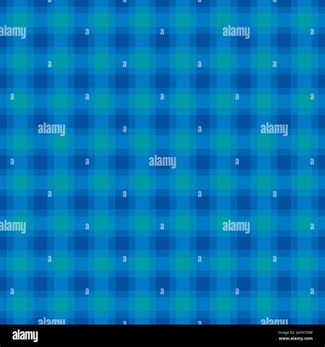 Blue And Turquoise Check Pattern Square Seamless Tile Also Called