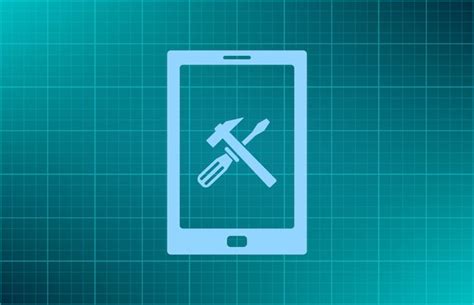 Premium Vector Gadgets Setup Symbol Vector Illustration On Blue Background Eps 10