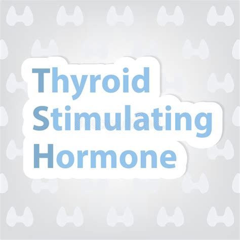 Tsh Thyroid Stimulating Hormone Concept Stock Vector Illustration Of Prevent Doctor 201810684