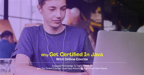 Get Certified In Java With Online Course Onward Academy