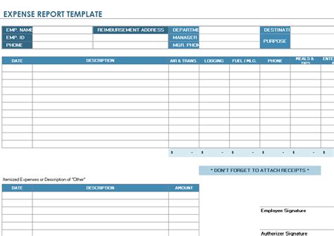 Top Excel Expense Templates Word Excel Formats