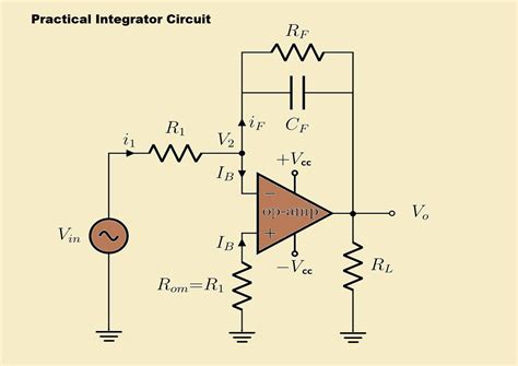 Opamp Integrator Circuit OP Tutorial