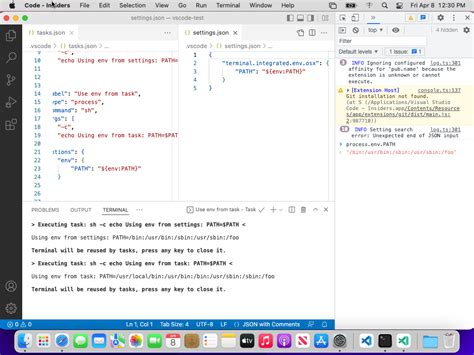 Inconsistent Behavior Of Envpath · Issue 145434 · Microsoftvscode · Github