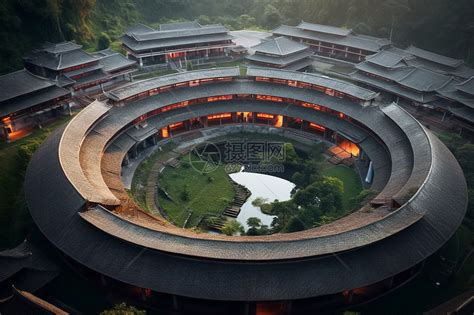 一座圆形的建筑高清图片下载 正版图片600139593 摄图网