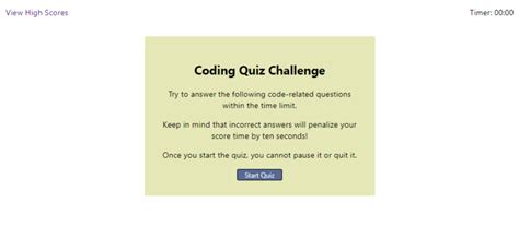 Github Anryl050fun Js Code Quiz Create A Timed Quiz On Javascript