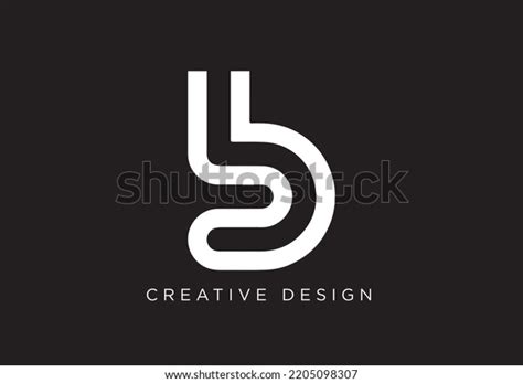Creative Letter B Bb Logo Design Stock Vector Royalty Free Shutterstock