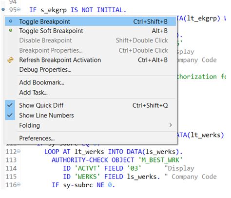 Solved How To Set A Watchpoint In Debugger In Eclipse Wit Sap Community
