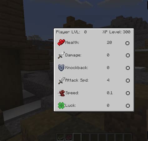 RPG Stats Screenshots Mods Minecraft