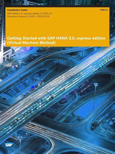 getting started hana pdf virtual machine command line interface