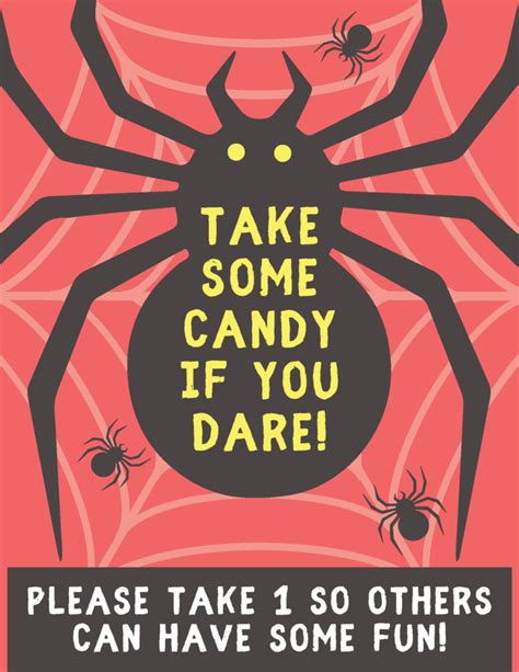 Please Take One Candy Halloween Signs Baking You Happier