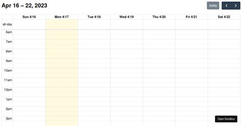 Fullcalendar Timezone Luxon Error Forked Codesandbox