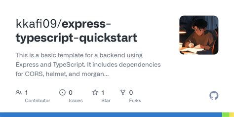Github Kkafi09express Typescript Quickstart This Is A Basic