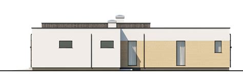 Проект одноэтажного дома с плоской крышей Battice купить в Минске на Territoria By