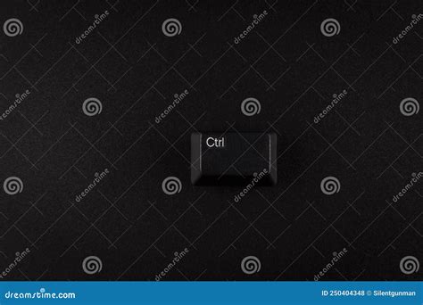 Black Ctrl Alt Del Keyboard Keys Isolated On White A Combination Of