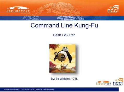 Command Line Kung Fu Pptx