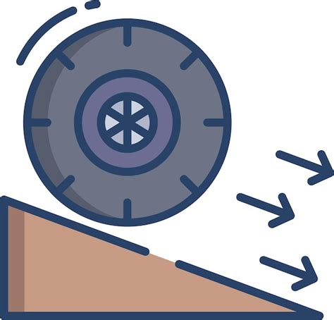 Premium Vector Friction Force Linear Color Illustration