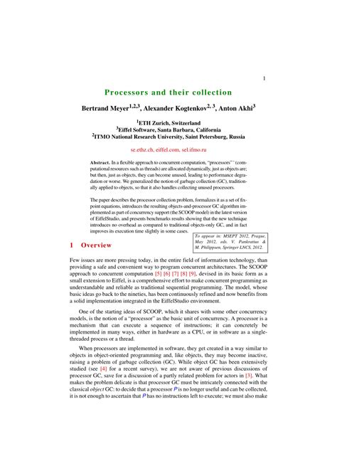 Pdf Processors And Their Collection