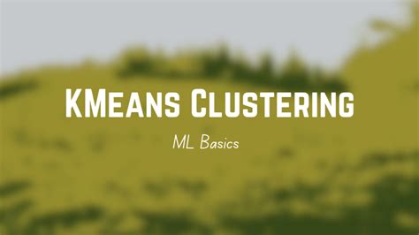 understanding k means clustering simple image compression