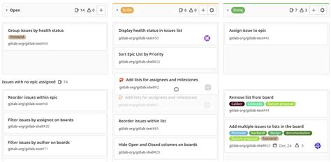 이슈 보드 Gitlab 공식 기술 문서 한글판 By 인포그랩 인포그랩 Gitlab 기반 Devsecops 구축컨설팅교육cicd Pipeline기술 지원